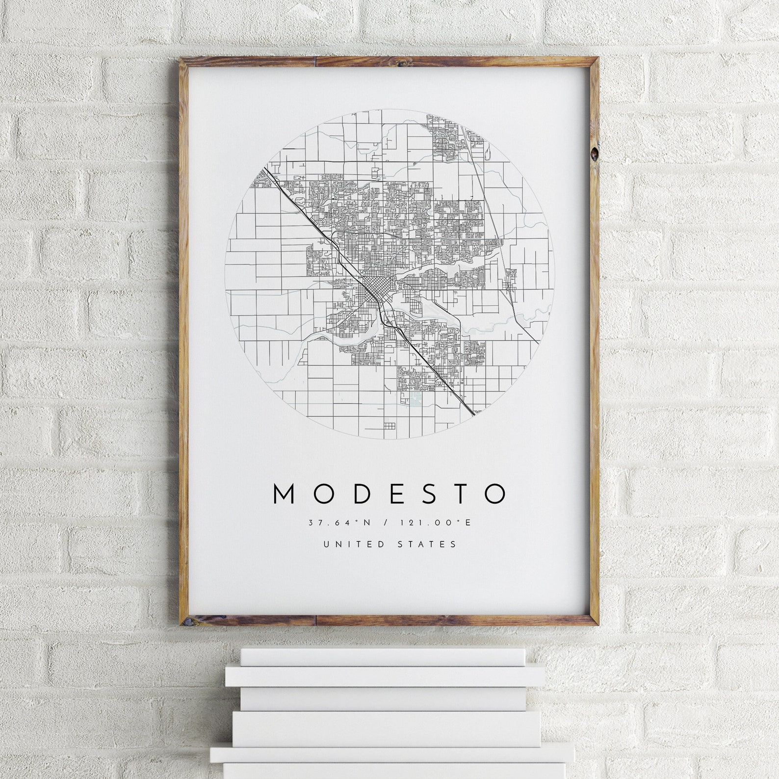 Modesto Map, Modesto, California, City Map, Home Town Map, Modesto ...