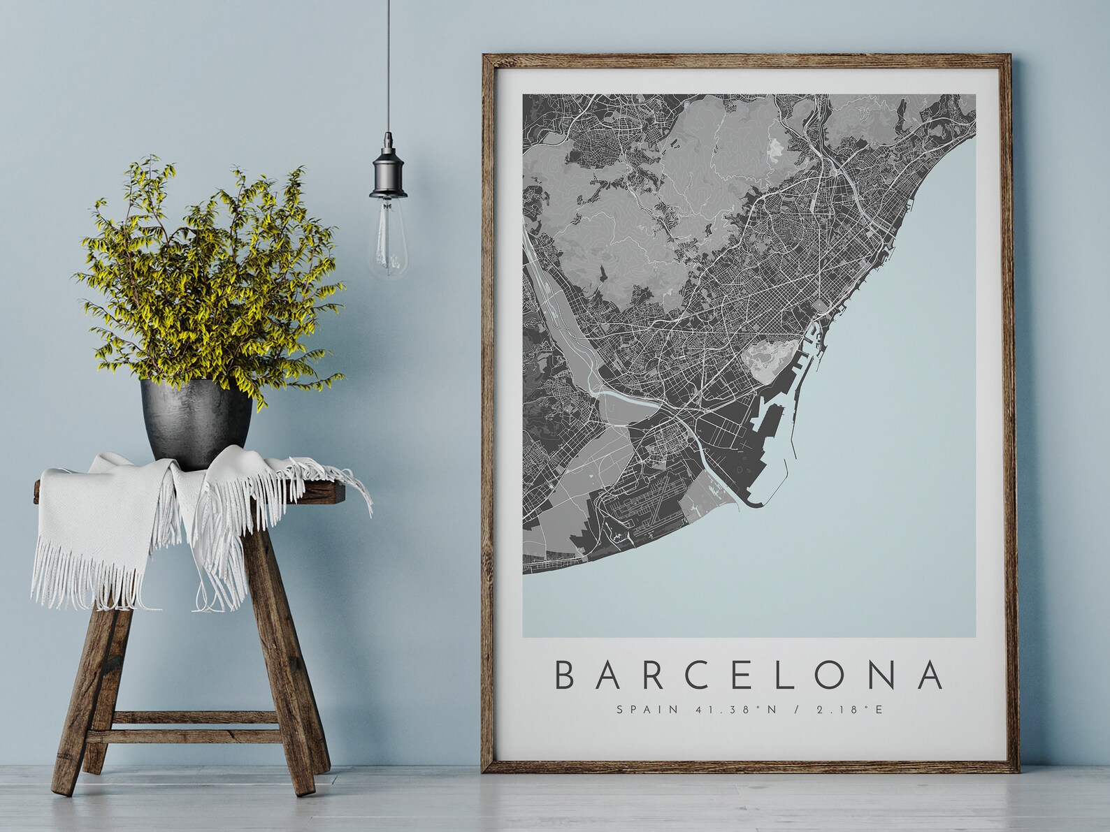 Barcelona Map Print Barcelona Print Barcelona Map Barcelona - Etsy