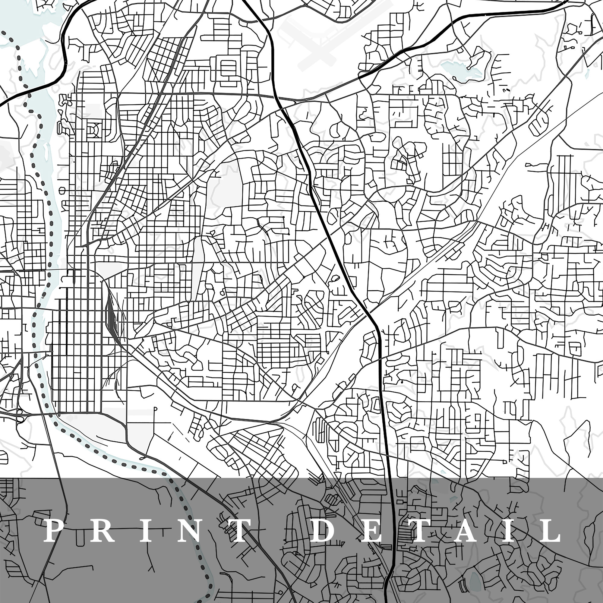 Columbus Map, Columbus, Georgia, City Map, Home Town Map, Columbus ...
