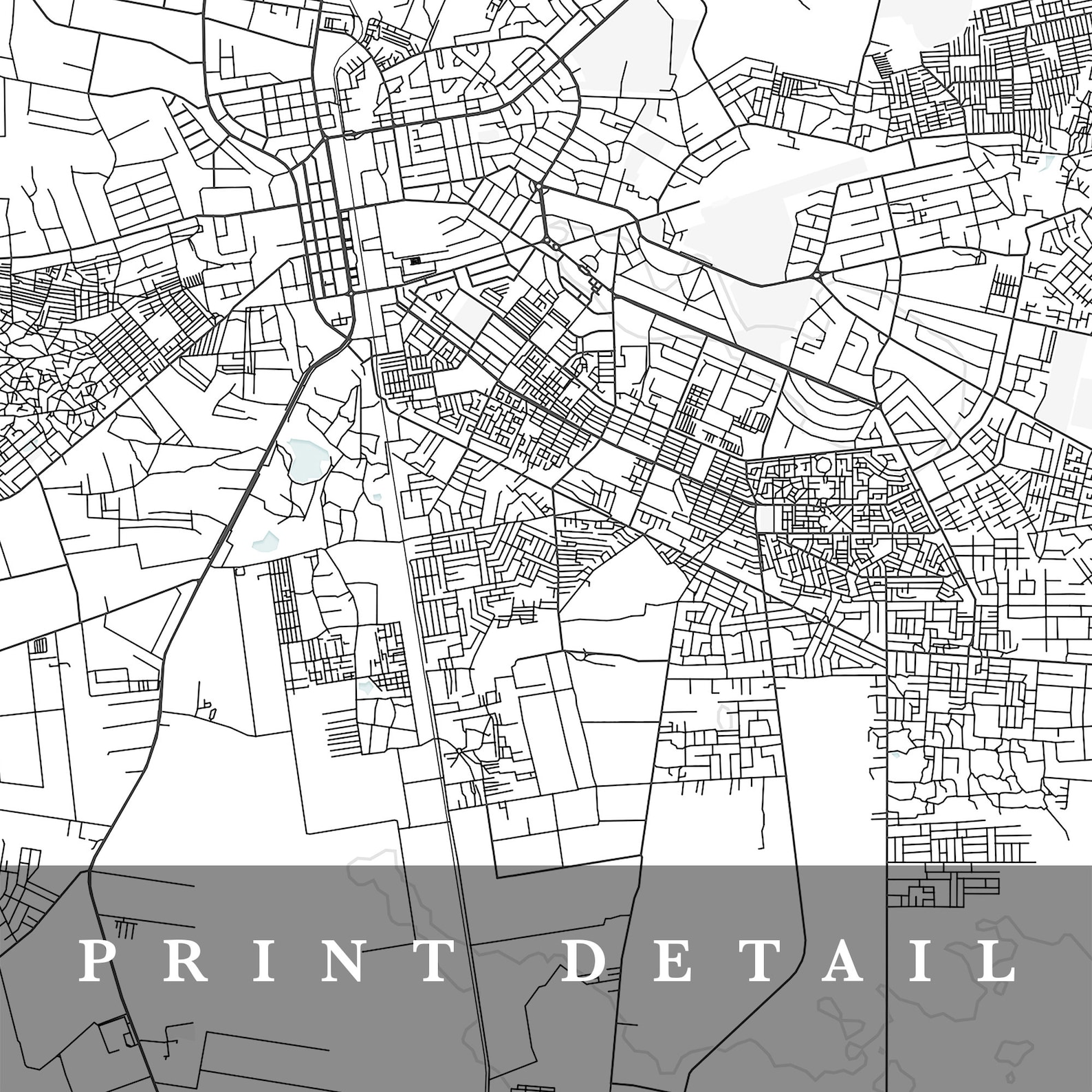 Lusaka Map Lusaka Zambia City Map Home Town Map Lusaka | Etsy