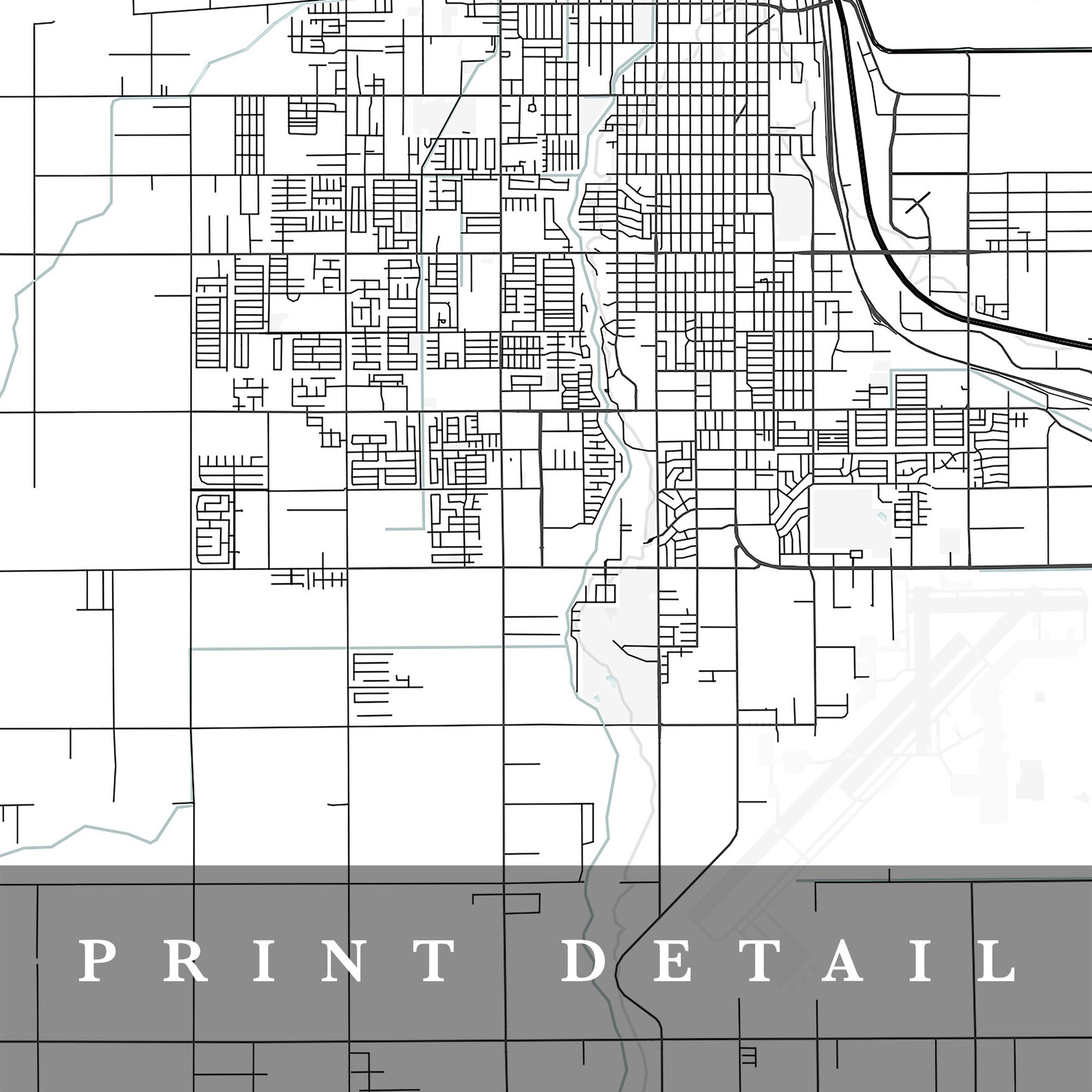 Yuma Map Yuma Arizona City Map Home Town Map Yuma Print - Etsy