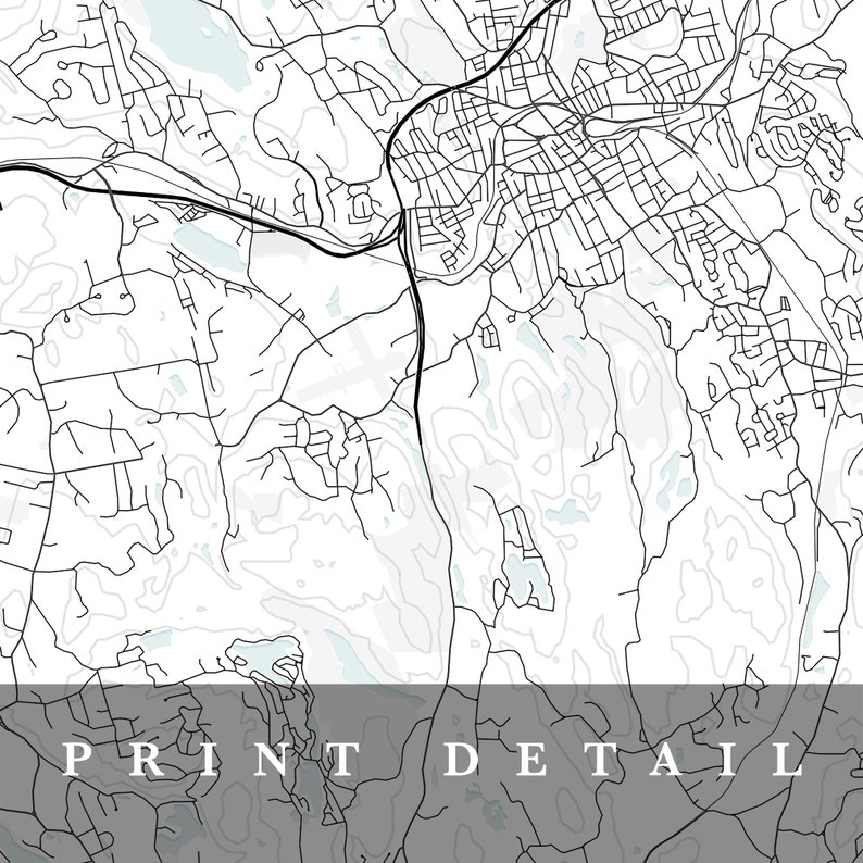 Danbury Map, Danbury, Connecticut, City Map, Home Town Map, Danbury ...