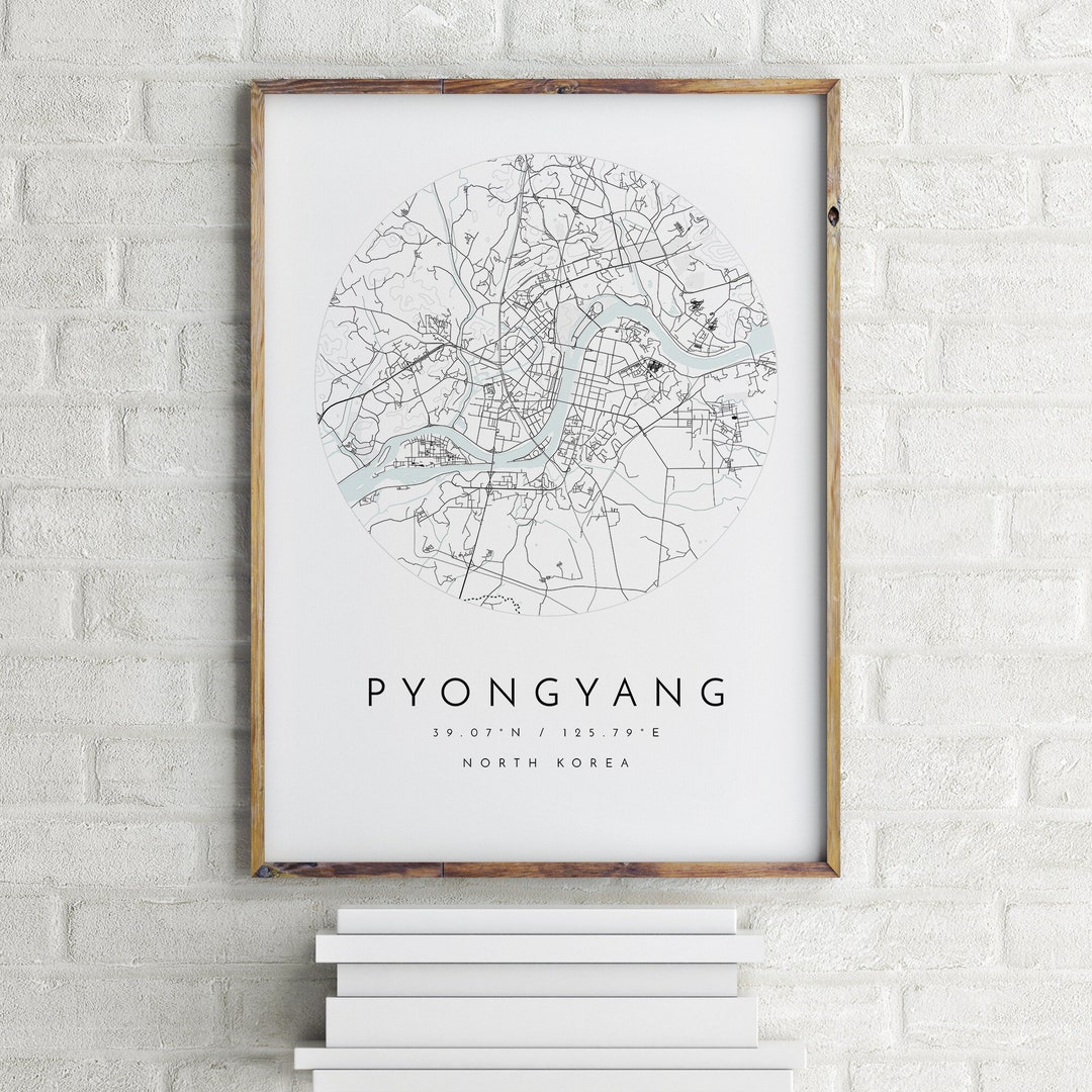 Pyongyang Map, Pyongyang, North Korea, City Map, Home Town Map ...