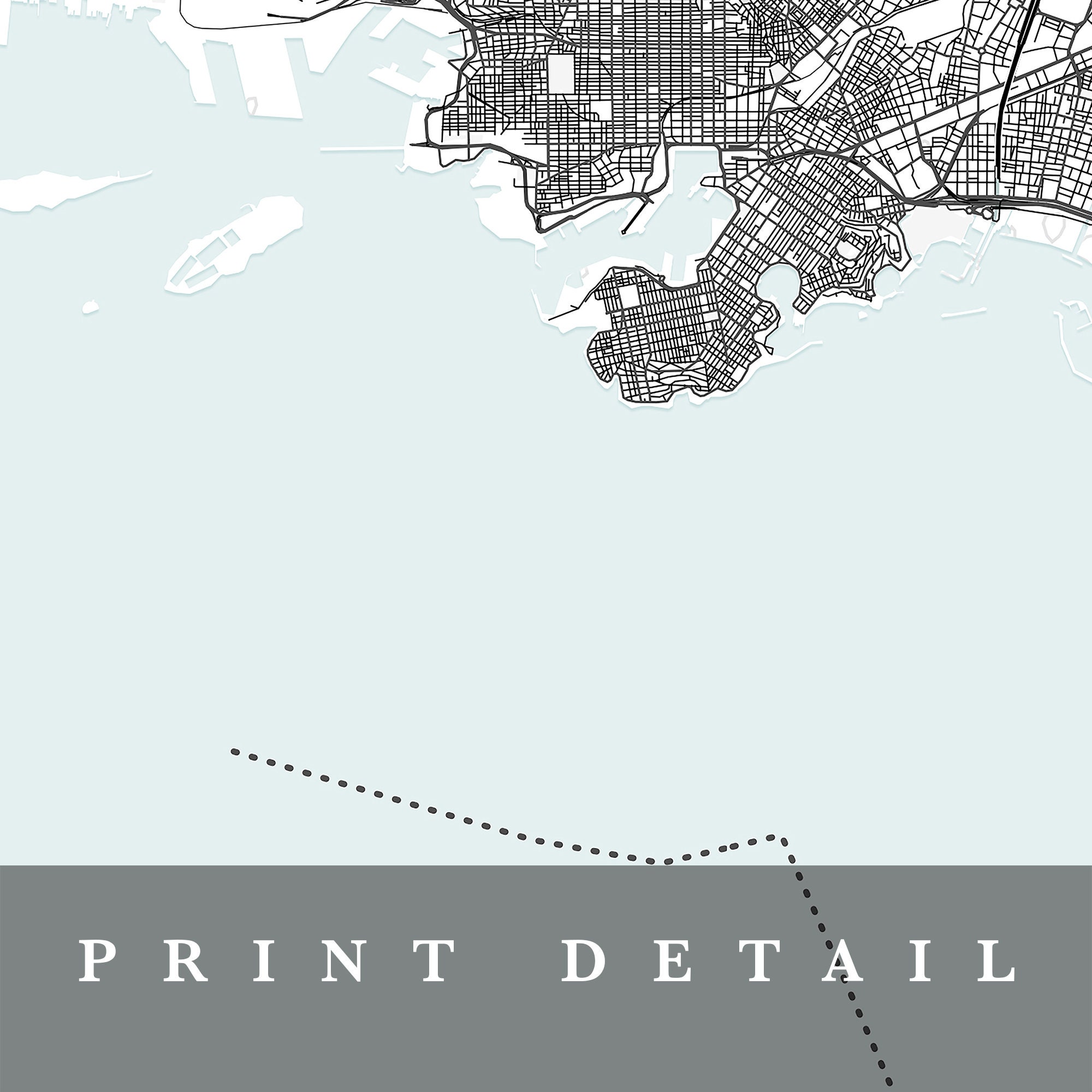 Piraeus Map Piraeus Greece City Map Home Town Map Piraeus | Etsy