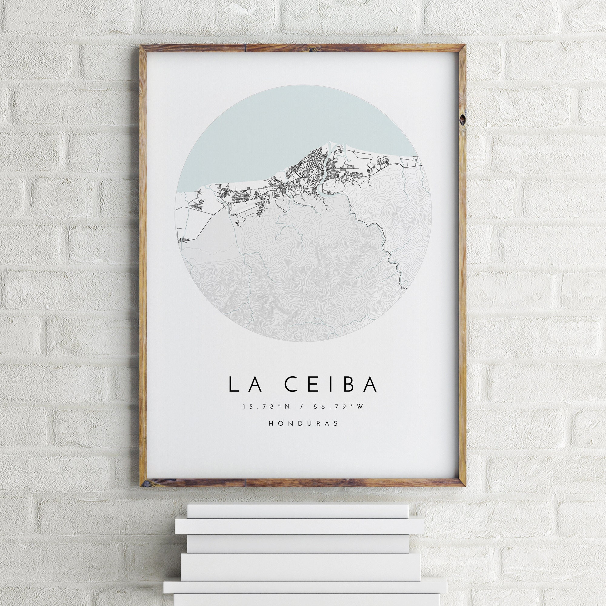La Ceiba Map La Ceiba Honduras City Map Home Town Map La - Etsy Hong Kong