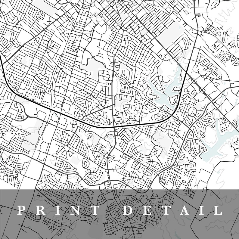 Lexington Map Lexington Poster Lexington Map Poster - Etsy