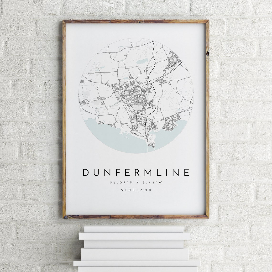Dunfermline Map Dunfermline Scotland City Map Home Town | Etsy