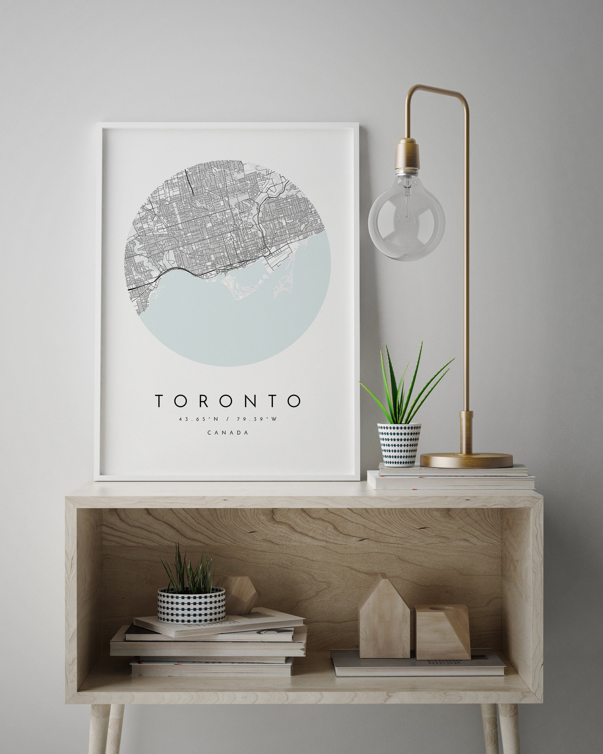 Toronto Map Toronto Poster Toronto Map Poster Toronto Art - Etsy