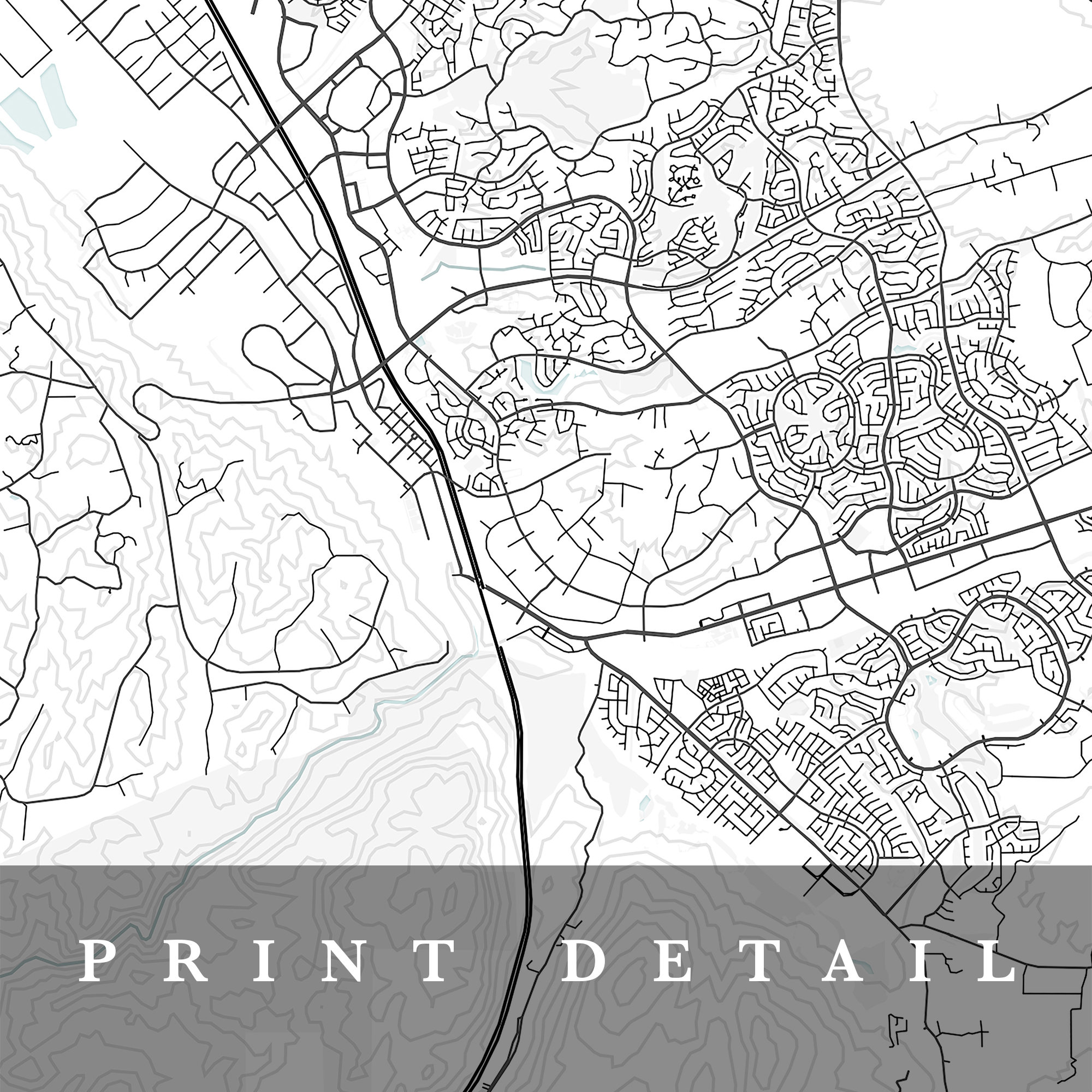 Temecula Map Temecula California City Map Home Town Map - Etsy
