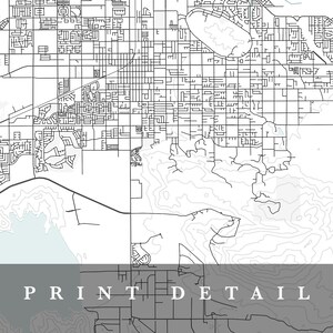 Hemet Map, Hemet, California, City Map, Home Town Map, Hemet Print ...