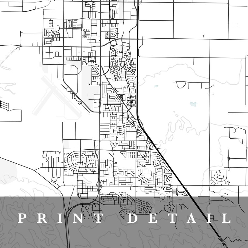 Santa Maria Map Santa Maria California City Map Home Town - Etsy