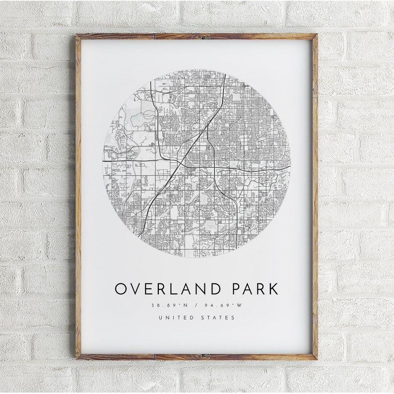 Overland Park Map, Overland Park, Kansas, City Map, Home Town Map ...