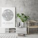 Los Angeles Map, Minimalist Map, Los Angeles Print, Los Angeles Poster ...