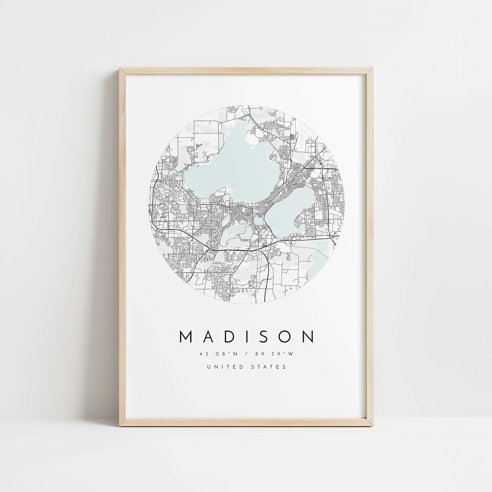 Madison City Map, Map of Madison, Home Town Map, City Map, Madison ...