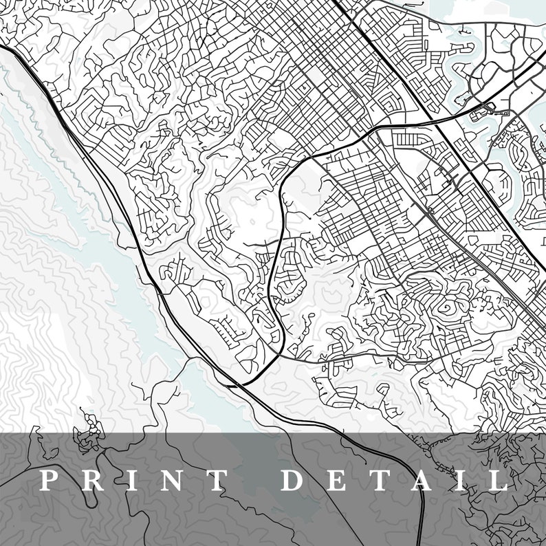 San Mateo Map, San Mateo, California, City Map, Home Town Map, San ...