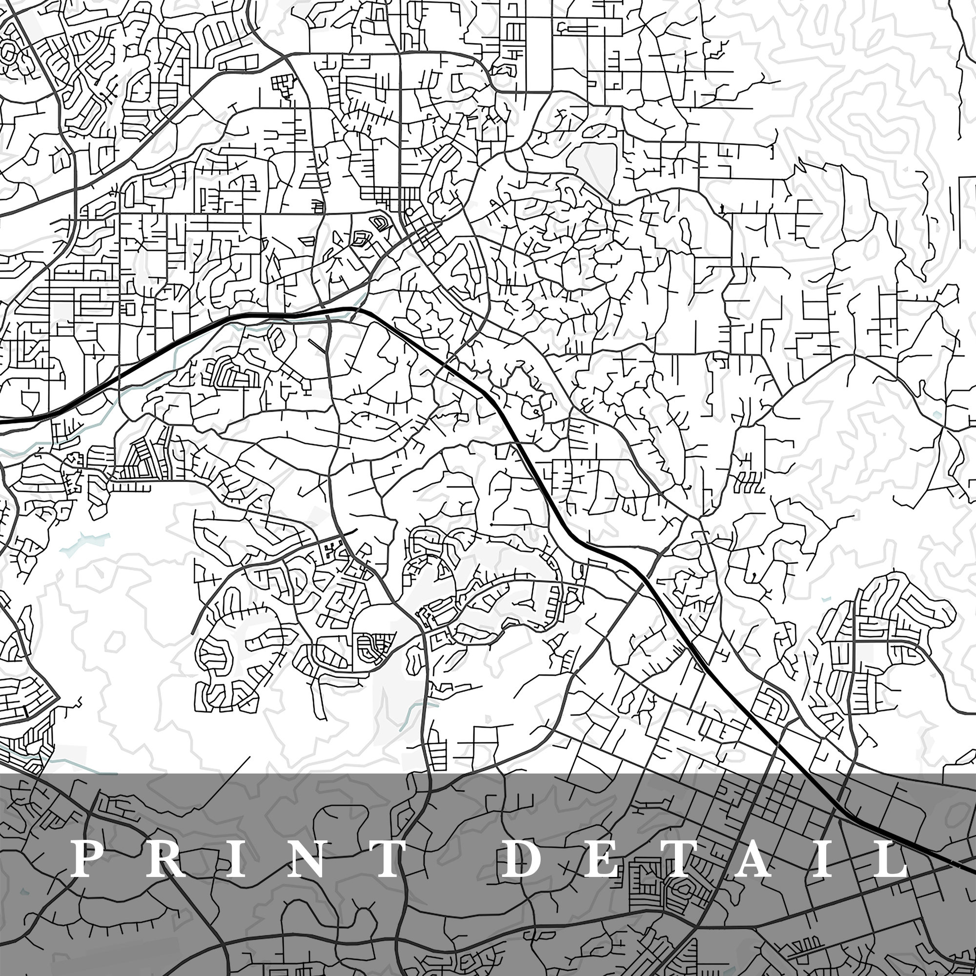 Vista Map Vista California City Map Home Town Map Vista - Etsy