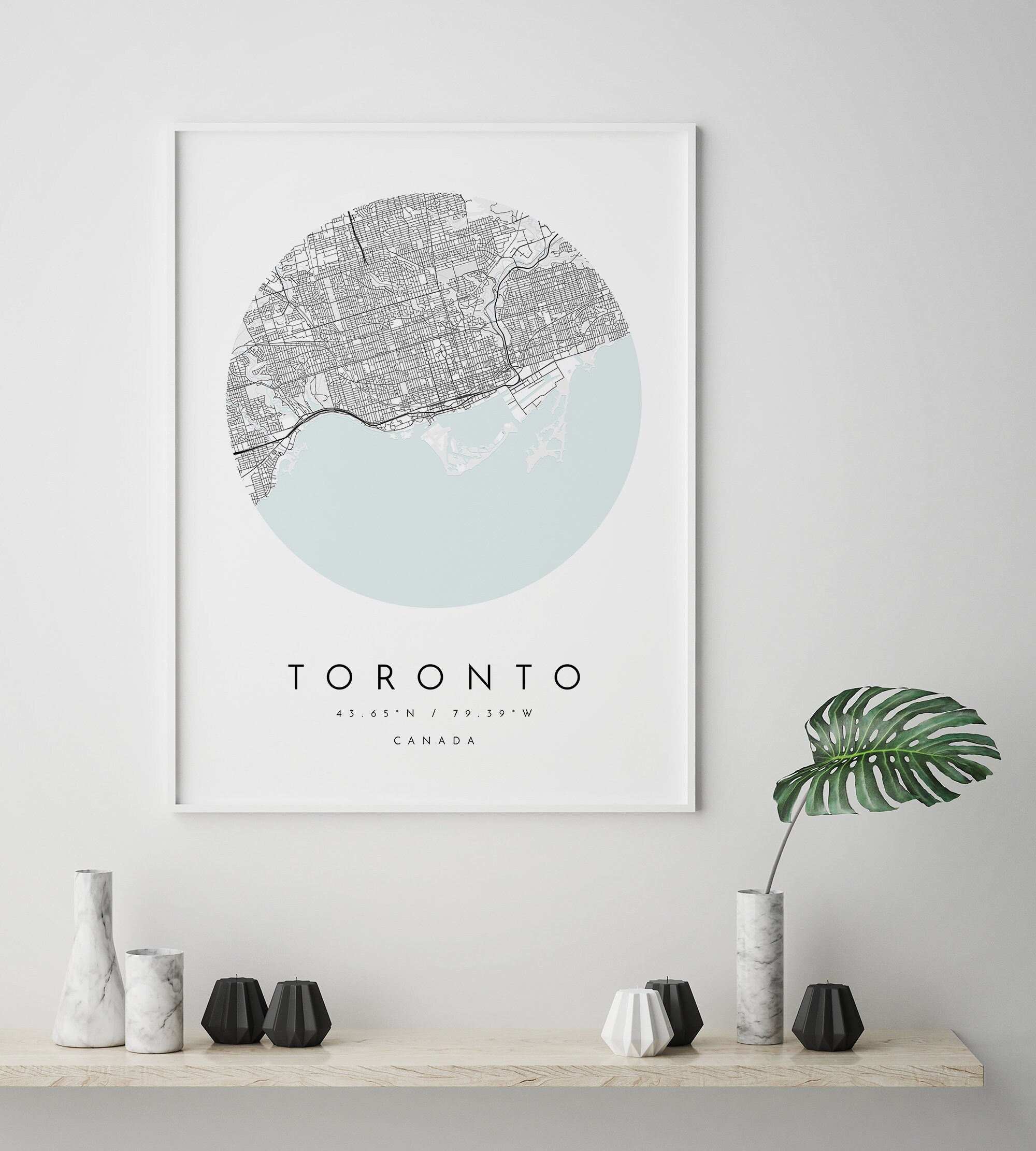 Toronto Map Toronto Poster Toronto Map Poster Toronto Art - Etsy
