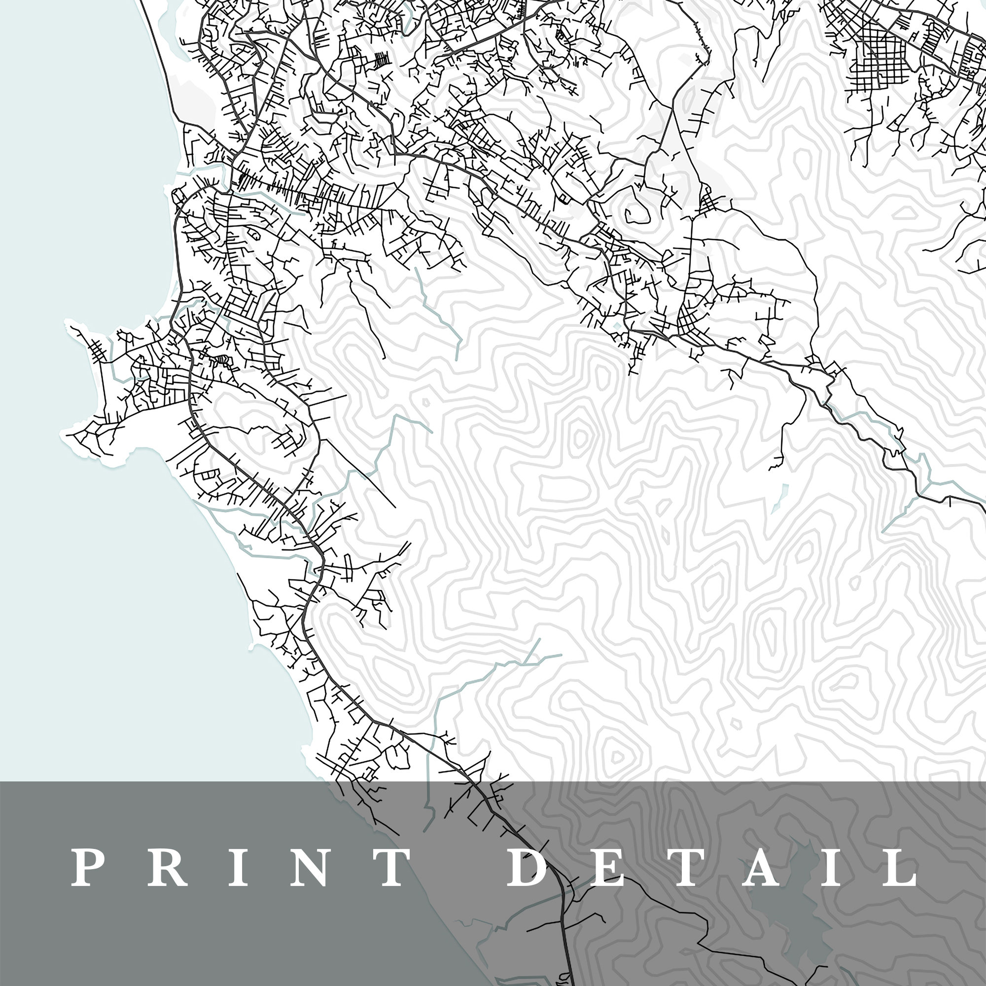 Freetown Map Freetown Sierra Leone City Map Home Town Map | Etsy