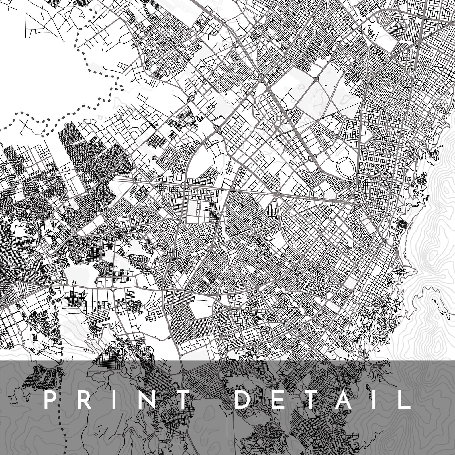 Bogota Map Bogota Colombia City Map Print Map Poster Map - Etsy UK