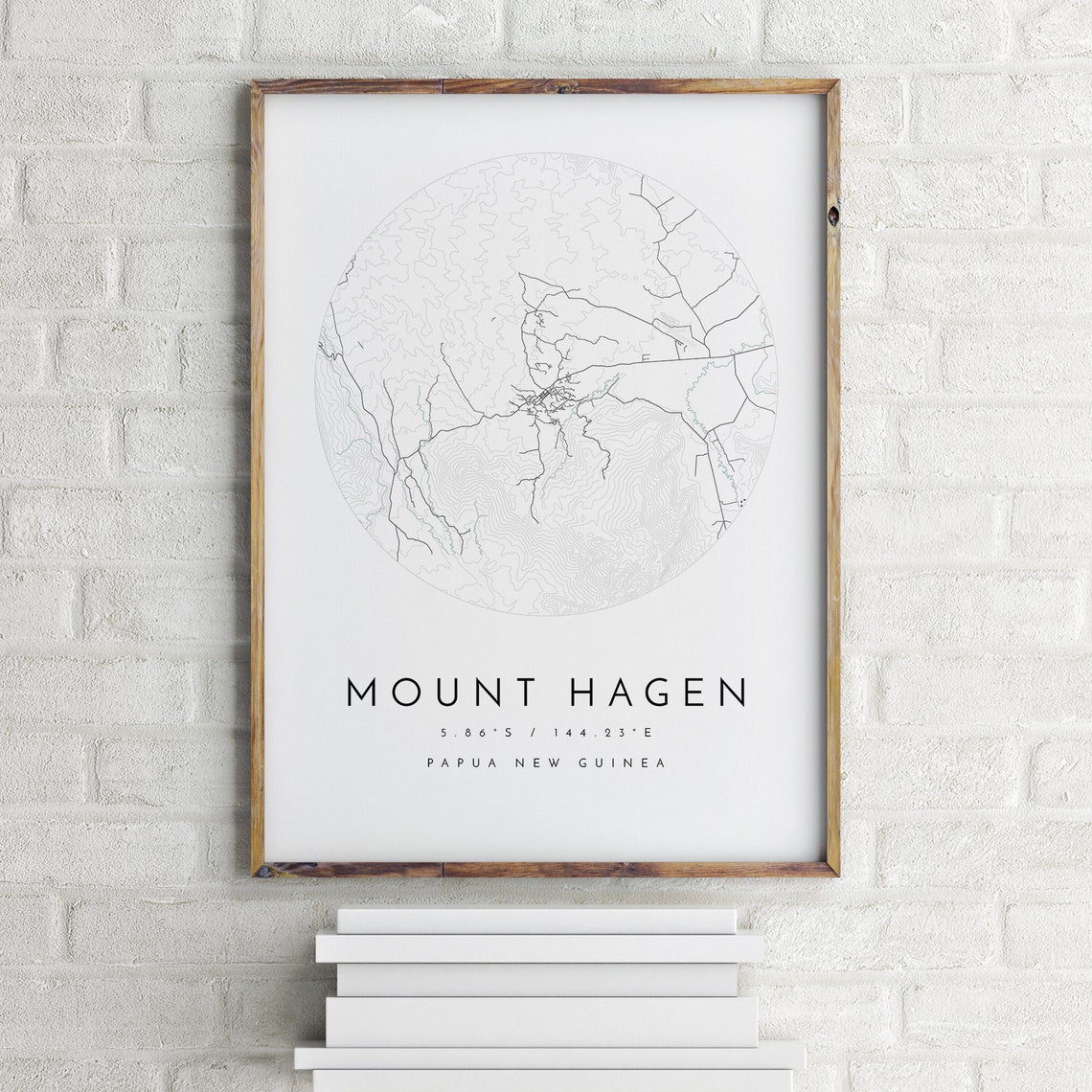 Mount Hagen Map Mount Hagen Papua New Guinea City Map Home | Etsy