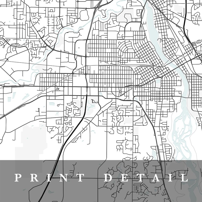 Saint Cloud Map, Saint Cloud, Minnesota, City Map, Home Town Map, Saint ...