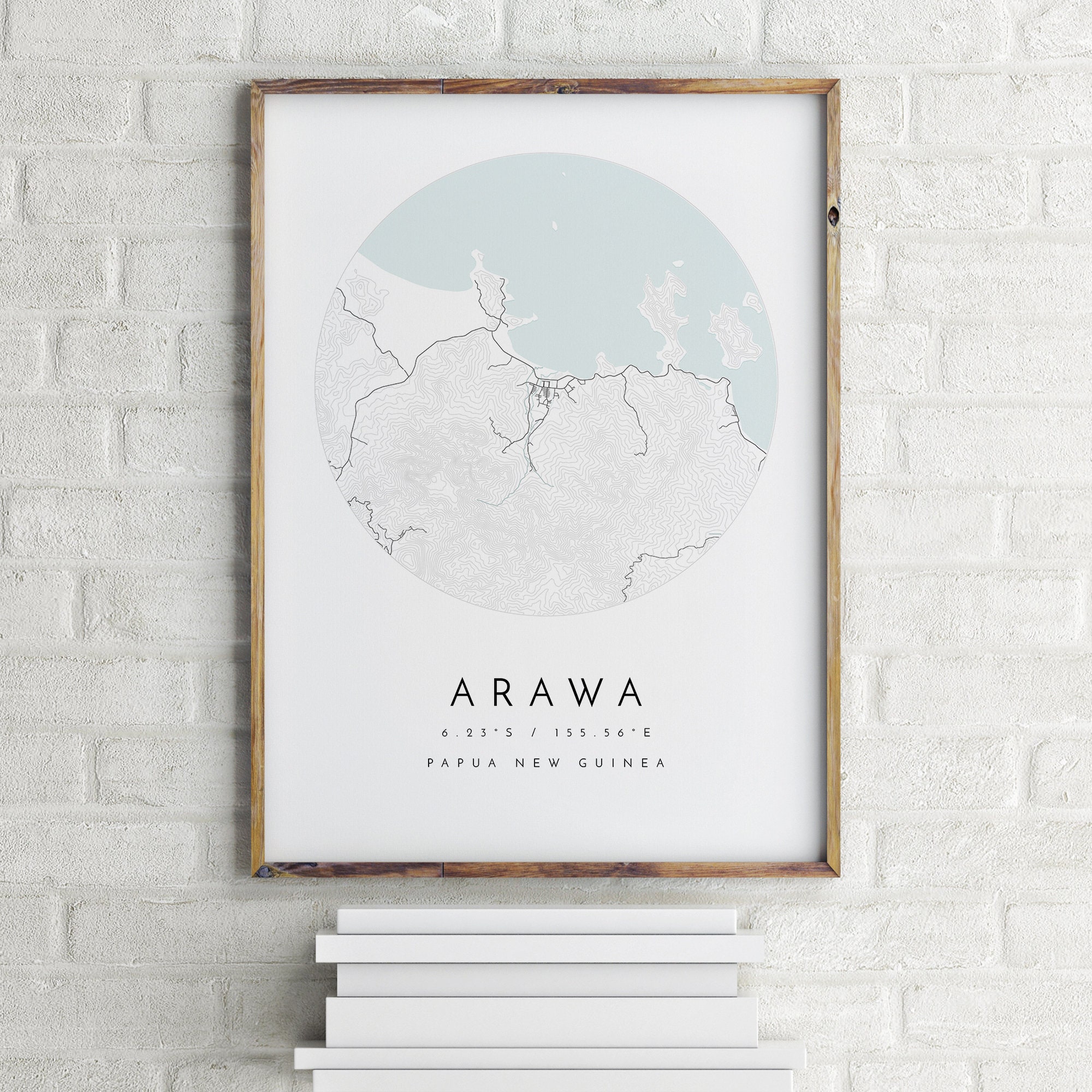 Arawa Map Arawa Papua New Guinea City Map Home Town Map - Etsy UK
