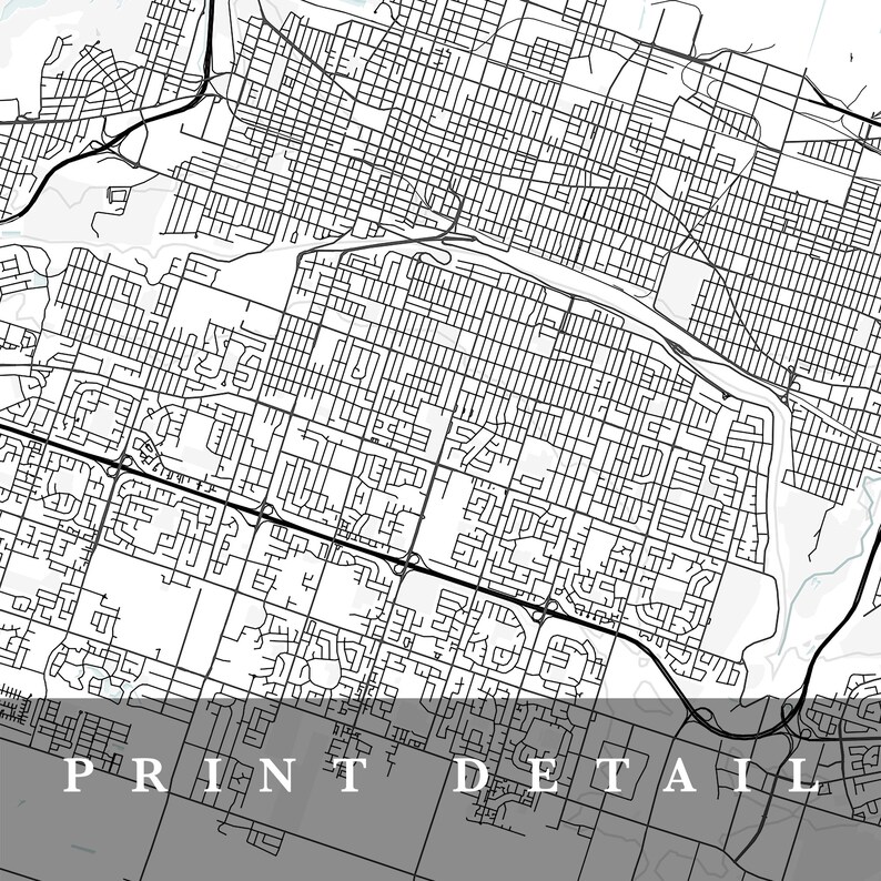 Hamilton Map Hamilton Canada City Map Home Town Map | Etsy