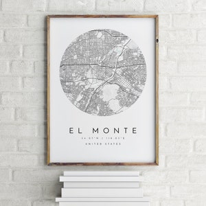 El Monte Map, El Monte, California, City Map, Home Town Map, El Monte ...