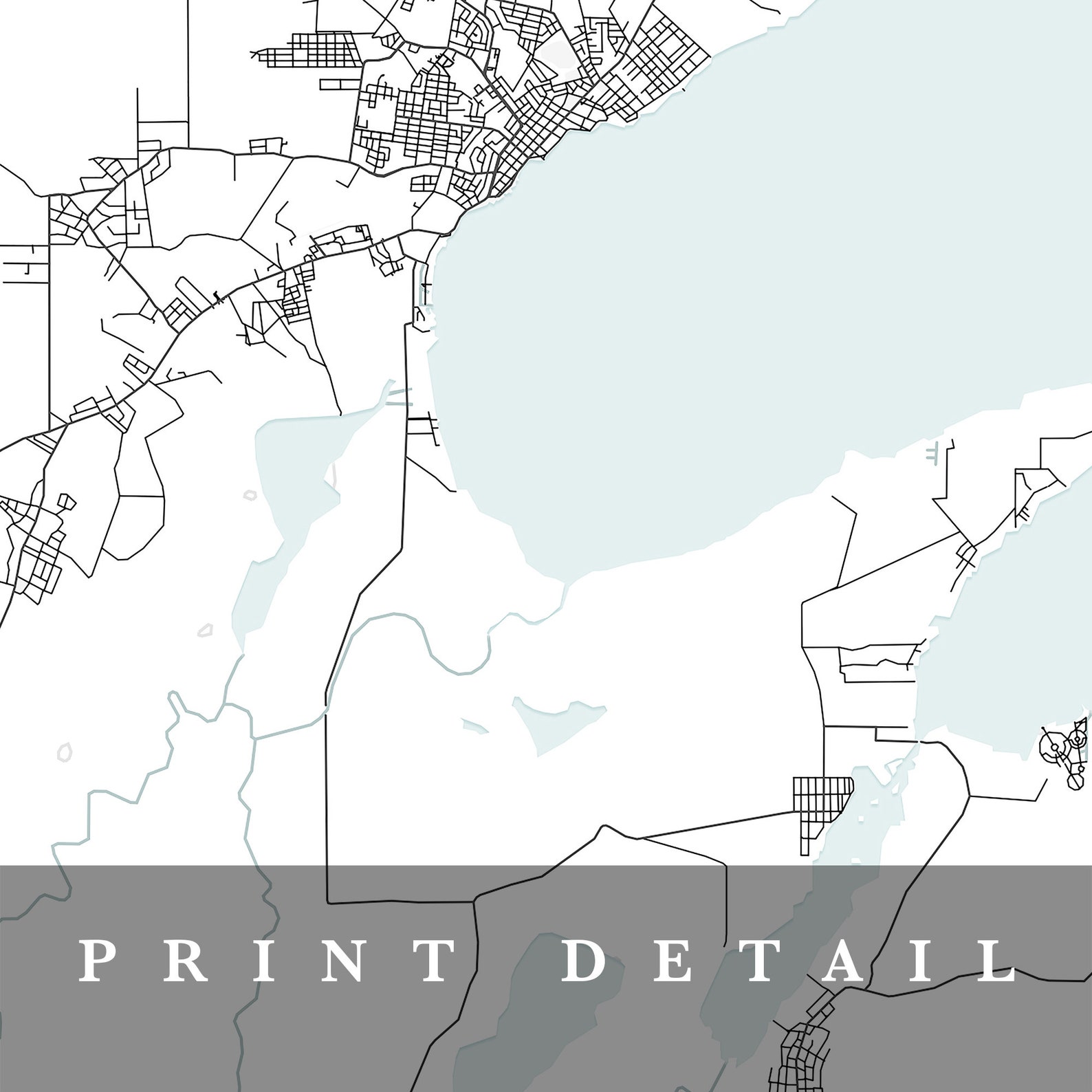 Corozal Map Corozal Belize City Map Home Town Map Corozal - Etsy