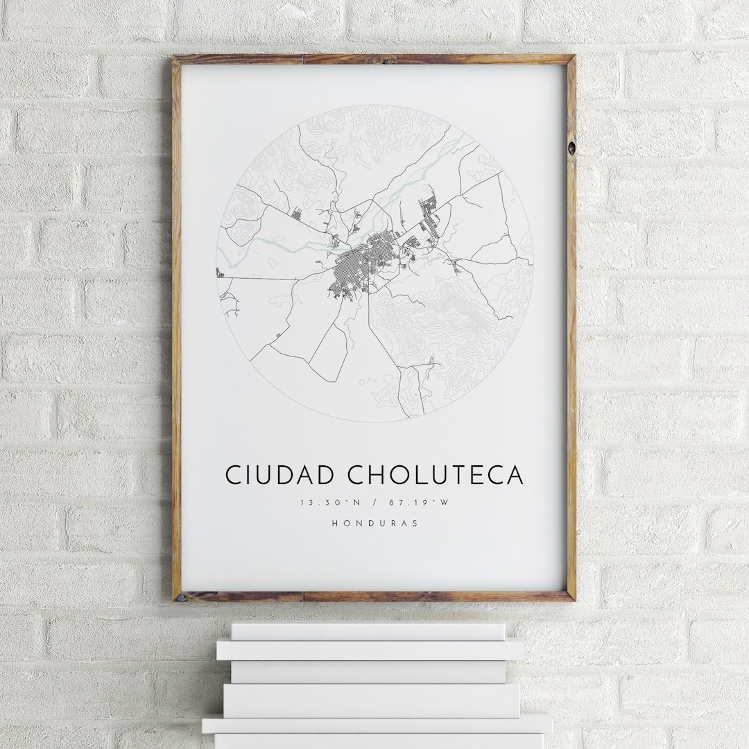 Ciudad Choluteca Map, Ciudad Choluteca, Honduras, City Map, Home Town ...