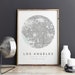 Los Angeles Map, Minimalist Map, Los Angeles Print, Los Angeles Poster ...
