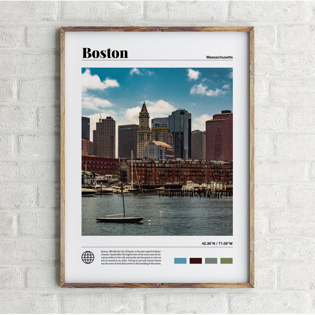 Boston Poster, Boston Print,boston Photo, Boston Art Print ...