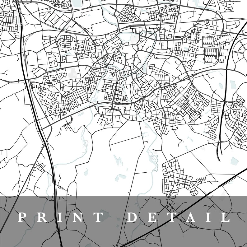 Breda Map Breda Netherlands City Map Home Town Map Breda - Etsy