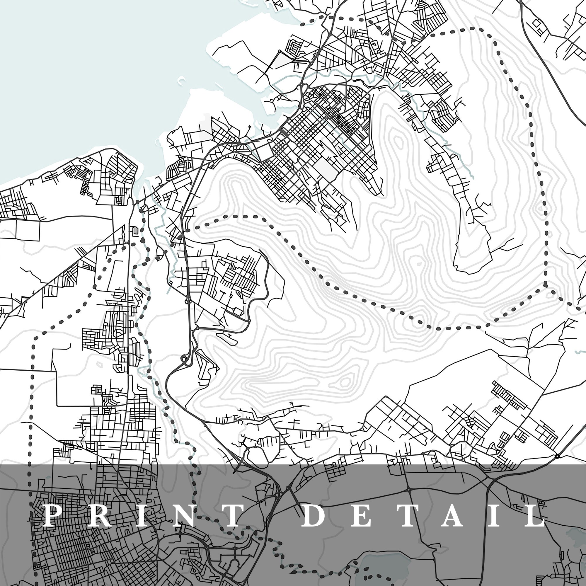 Port Louis Map Port Louis Mauritius City Map Home Town - Etsy