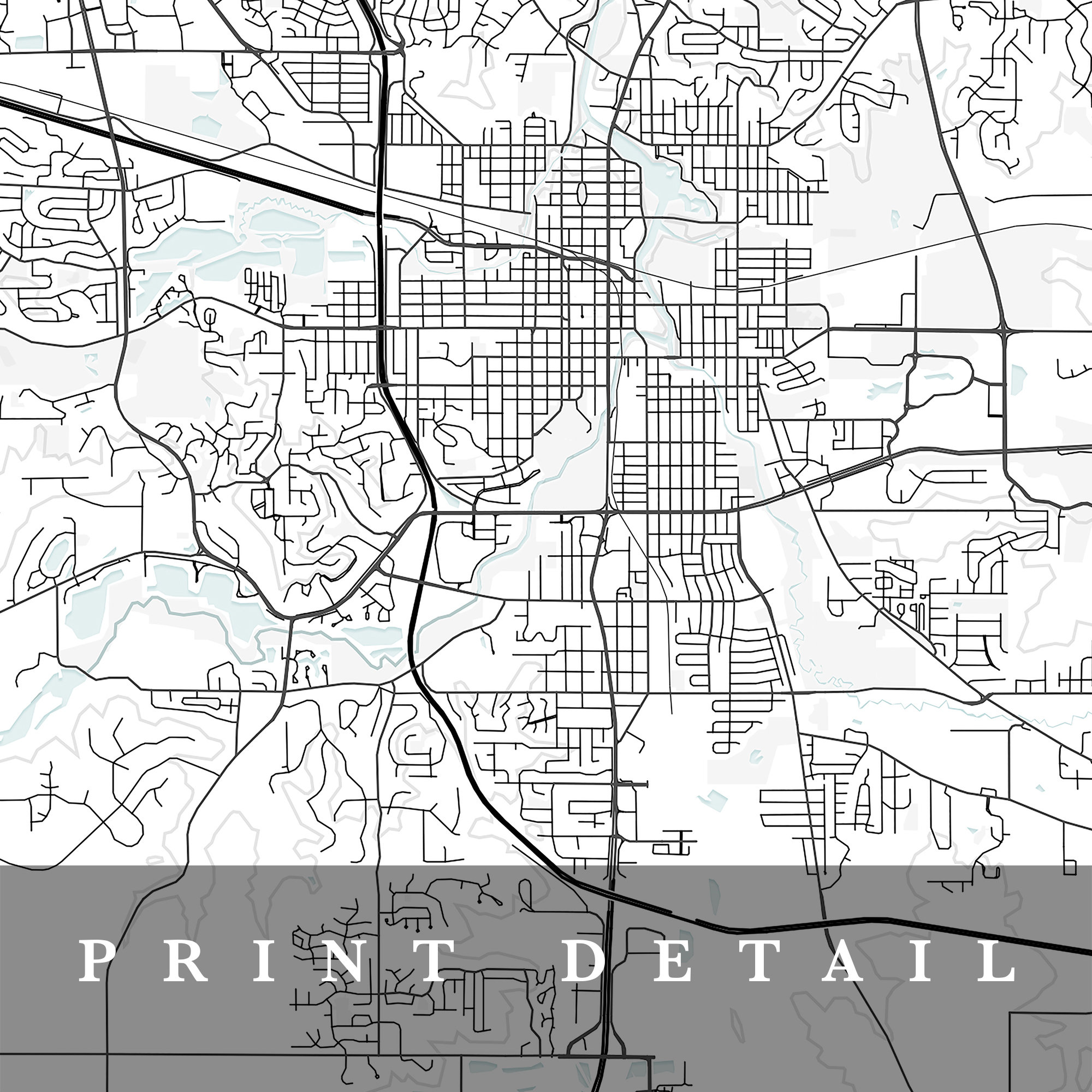 Rochester Map, Rochester, Minnesota, City Map, Home Town Map, Rochester ...