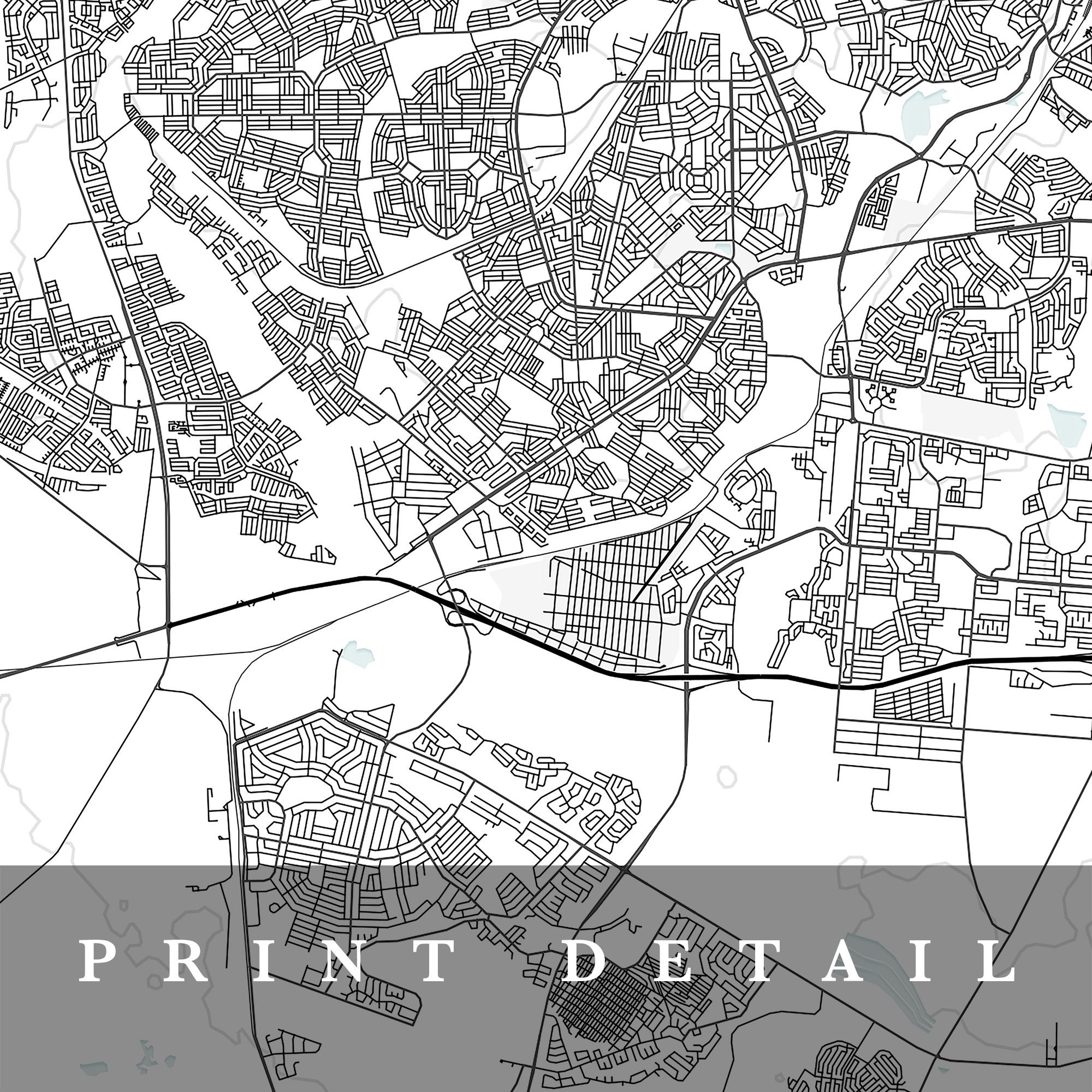 Soweto Map Soweto South Africa City Map Home Town Map - Etsy España