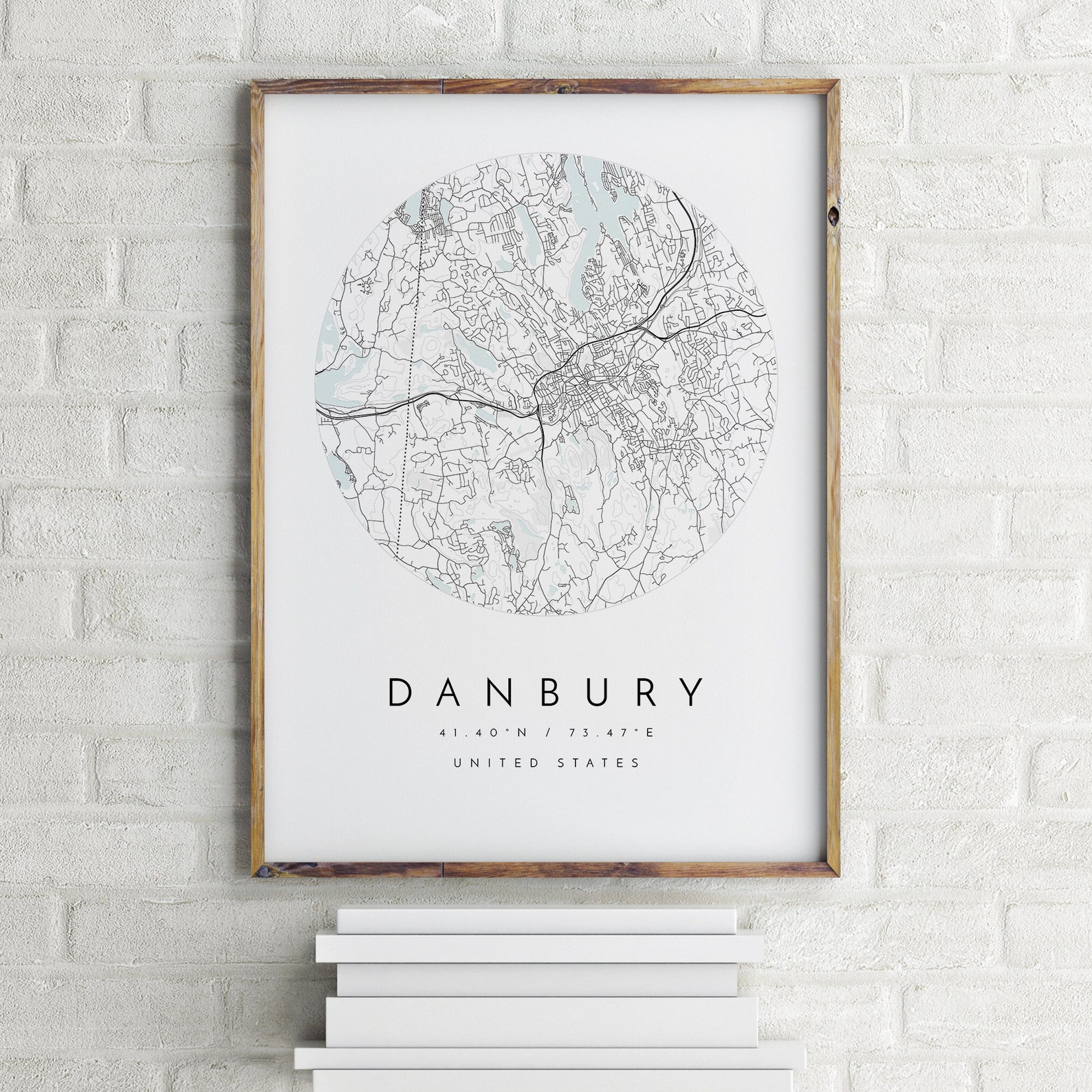 Danbury Map, Danbury, Connecticut, City Map, Home Town Map, Danbury ...