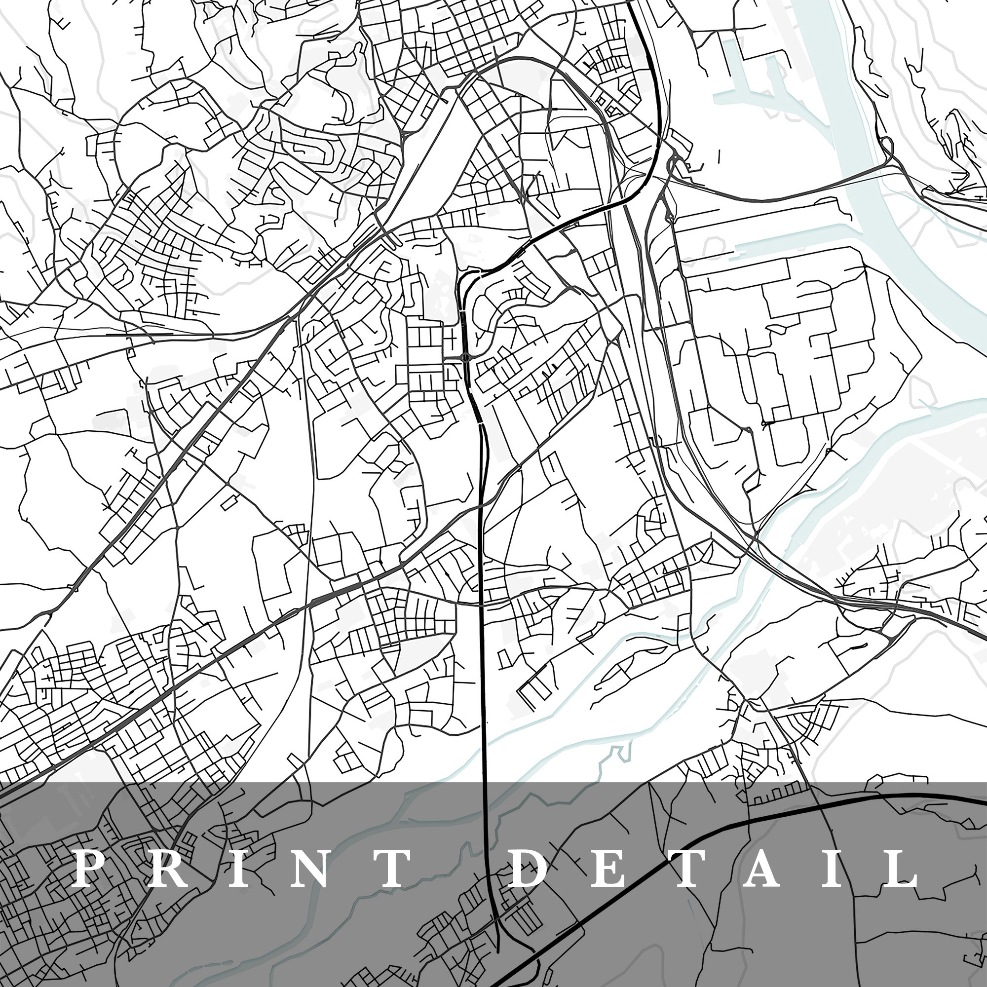 Linz Map Linz Austria City Map Home Town Map Linz Print - Etsy