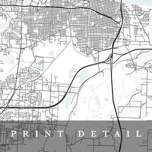 Little Rock City Map, Map of Little Rock, Home Town Map, City Map ...