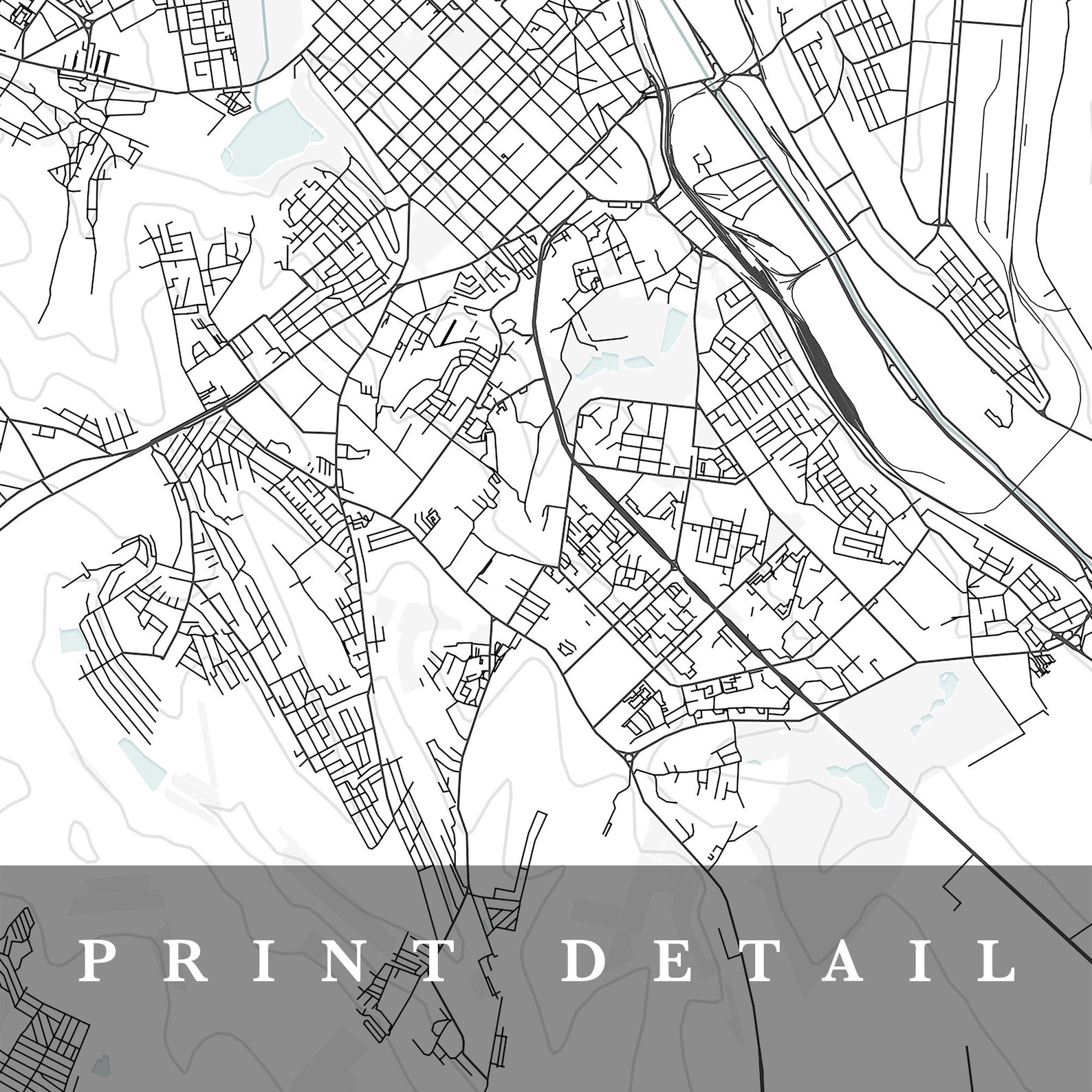 Bihac Map Bihac Bosnia and Herzegovina City Map Home Town - Etsy