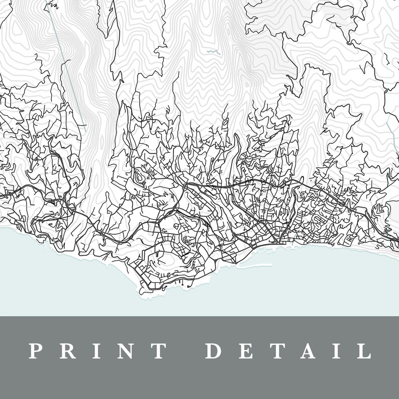 Funchal Map Funchal Portugal City Map Home Town Map - Etsy UK