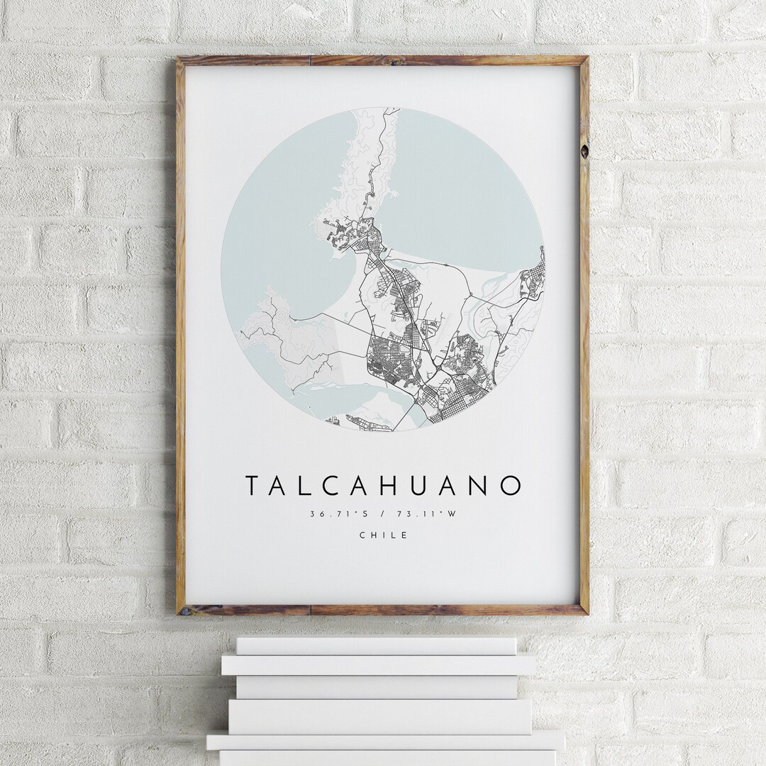 Mapa de Talcahuano, Talcahuano, Chile, Mapa de la ciudad, Mapa de la ...