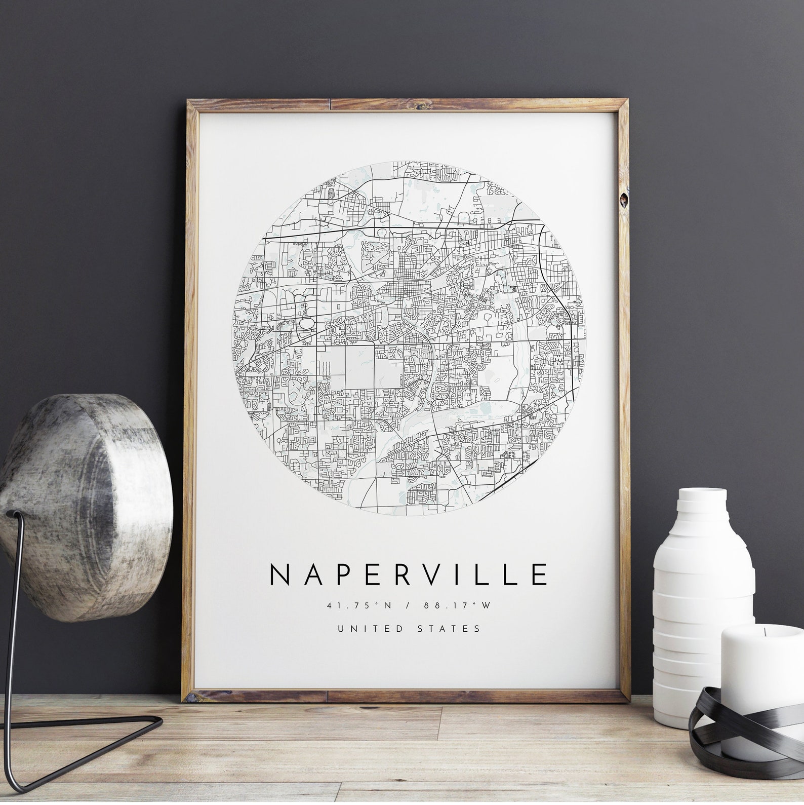 Naperville Map, Naperville, Illinois, City Map, Home Town Map ...