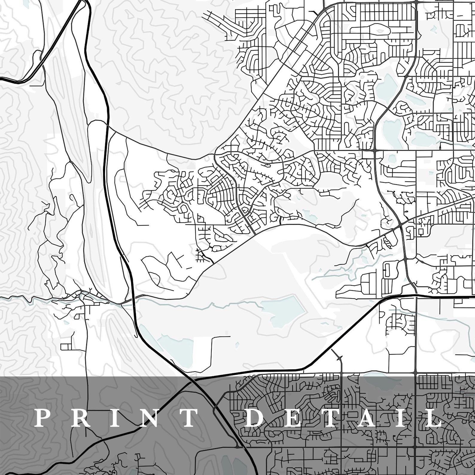 Lakewood Map Lakewood Colorado City Map Home Town Map | Etsy