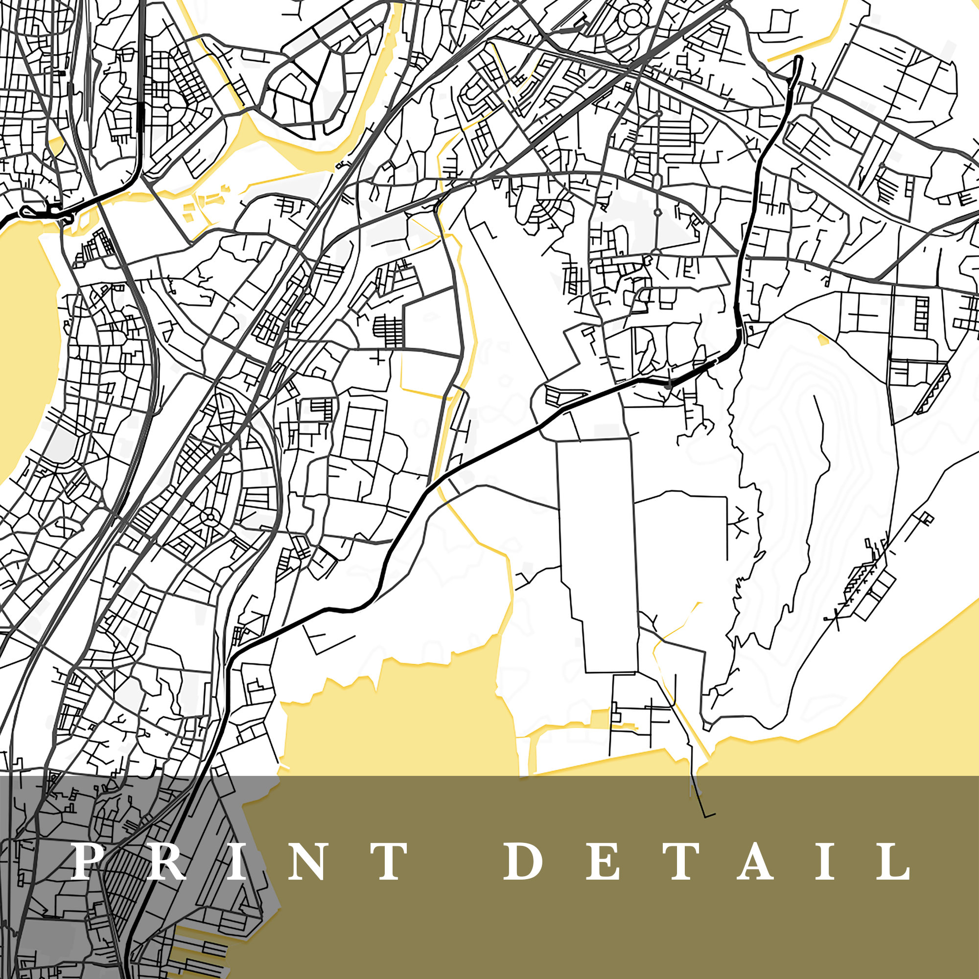 Mumbai Map Mumbai Map Print Mumbai Print Minimalist Map | Etsy