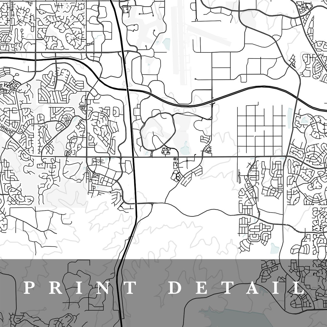 Centennial Map Centennial Colorado City Map Home Town Map - Etsy