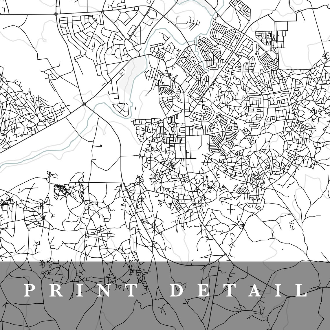 Lilongwe Map, Lilongwe, Malawi, City Map, Home Town Map, Lilongwe Print ...