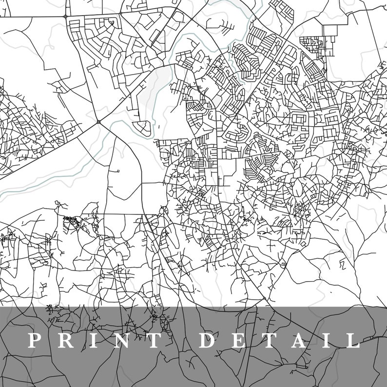 Lilongwe Map, Lilongwe, Malawi, City Map, Home Town Map, Lilongwe Print ...