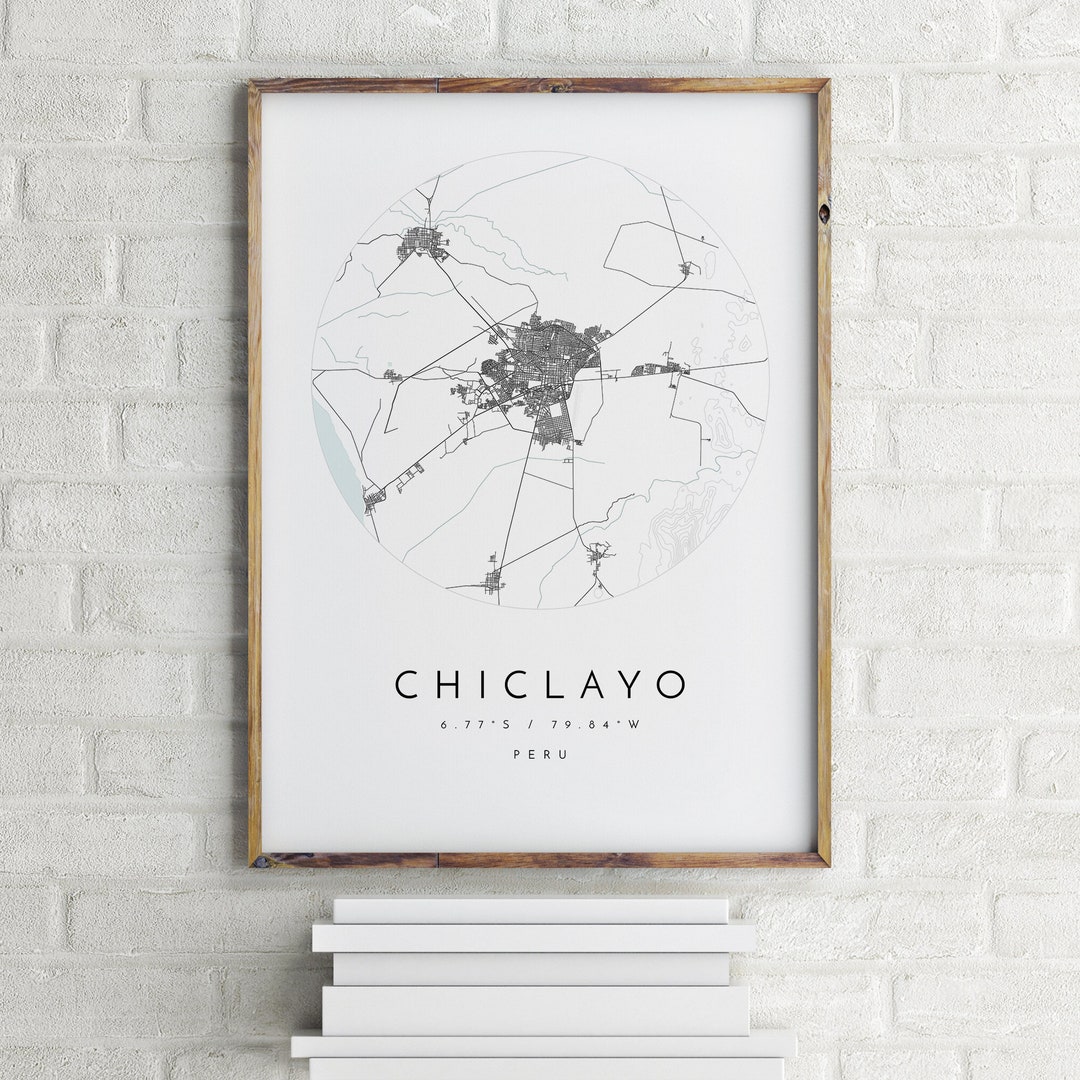 Mapa de Chiclayo, Chiclayo, Perú, Mapa de la ciudad, Mapa de la ciudad ...