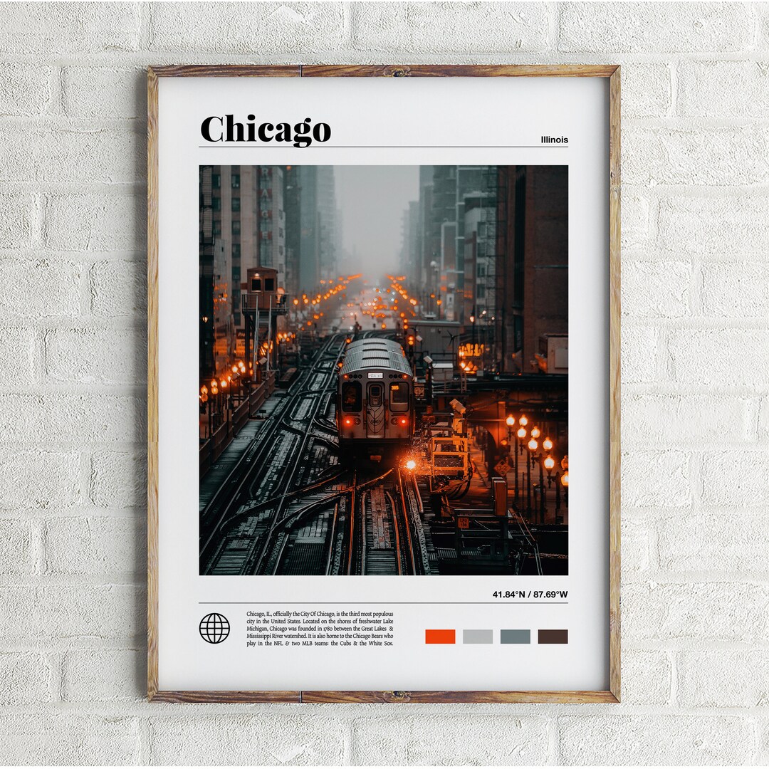 Chicago Poster, Chicago Print, Chicago Photo, Chicago Art Print ...